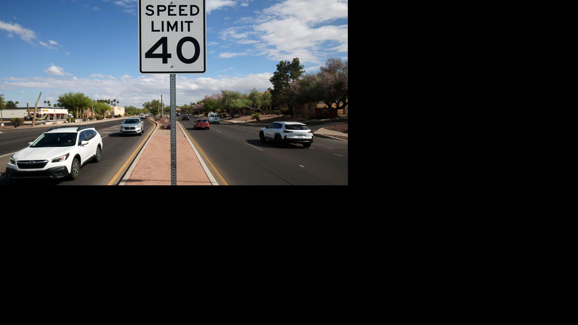 Speed limits lowered along several Tucson streets