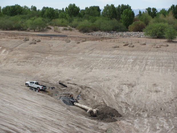 'Deep Pond' drained for repairs