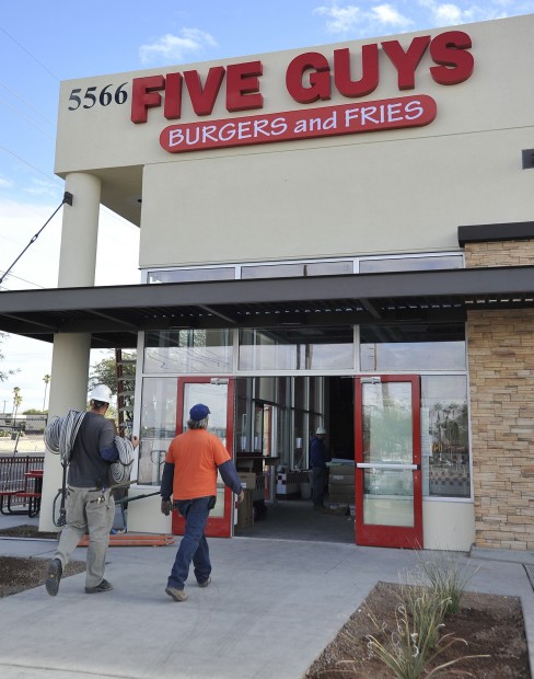 Five Guys expansion kicks into gear | News About Tucson and Southern ...