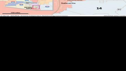 Approved Arizona legislative district map | | tucson.com