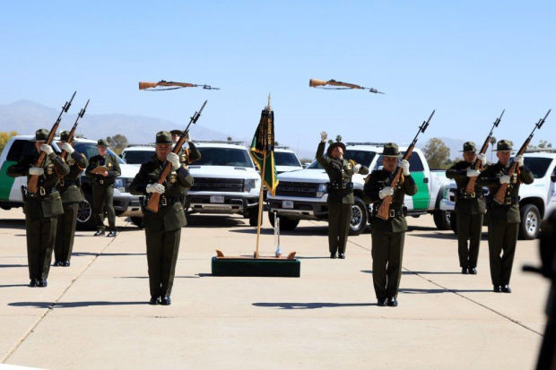 Tucson sector border patrol wins honor guard competition