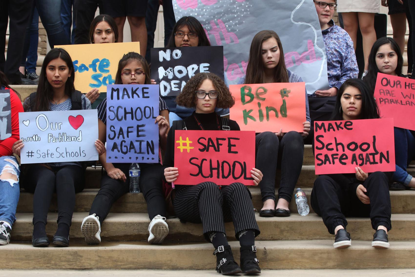 Photos: Students walk out in Tucson
