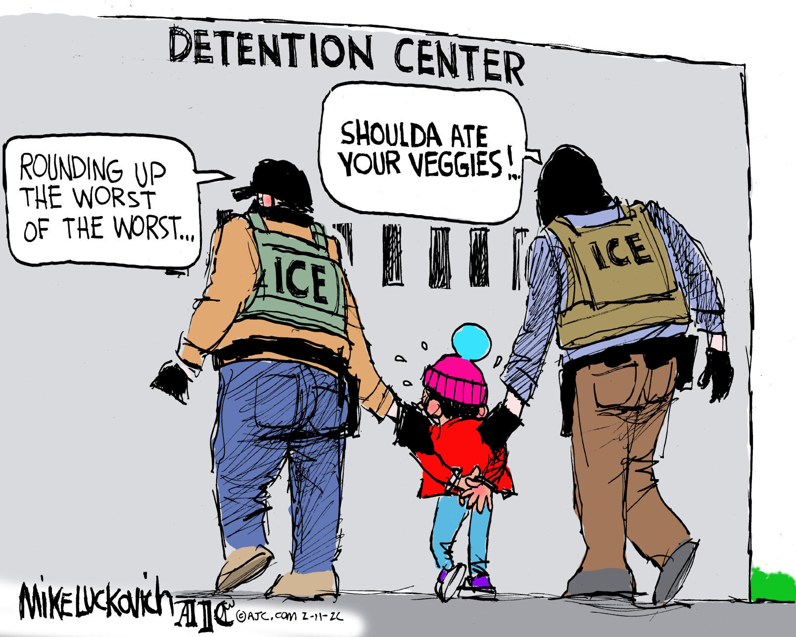 13 political cartoons ink immigration enforcement
