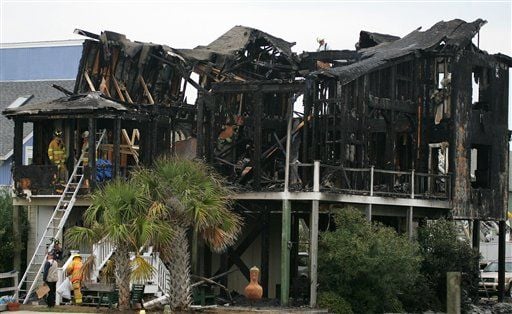 Beach house fire kills 7 college students at North Carolina resort