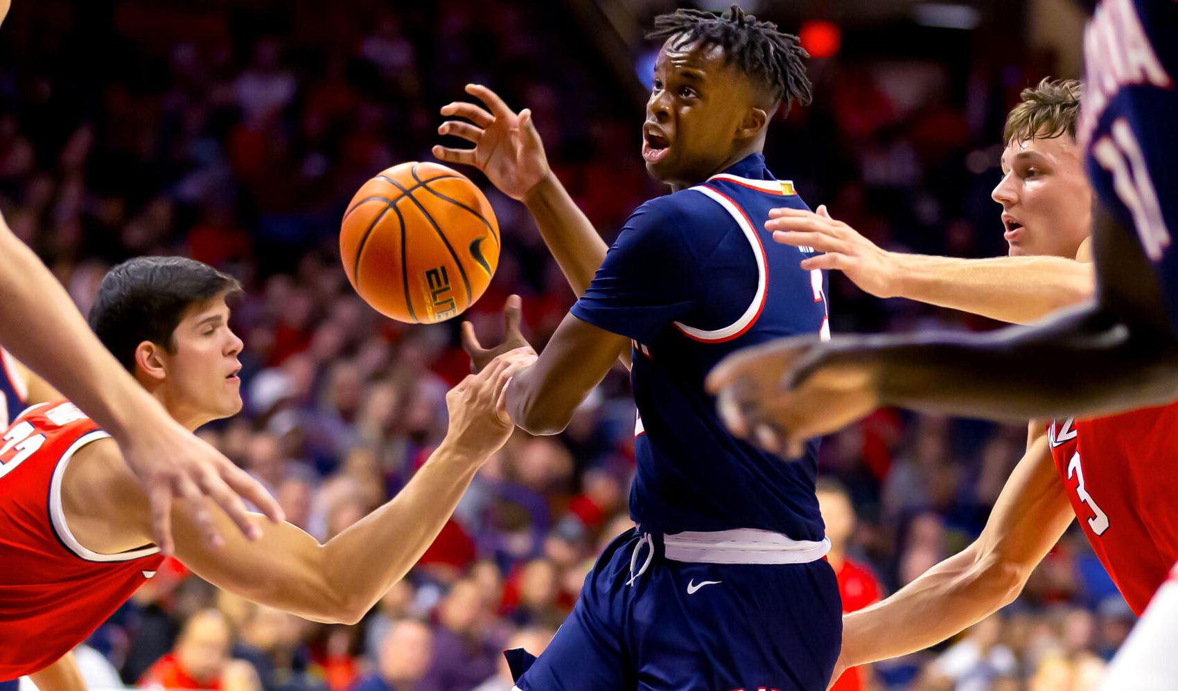 Big men Oumar Ballo, Henri Veesaar stand out in Arizona's Red-Blue ...