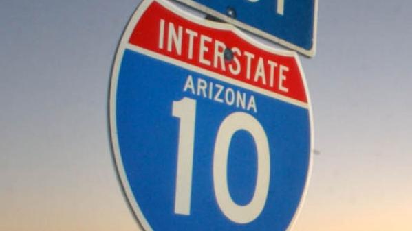 interstate 10 sign