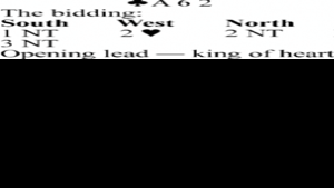 Bridge : Solving a difficult problem