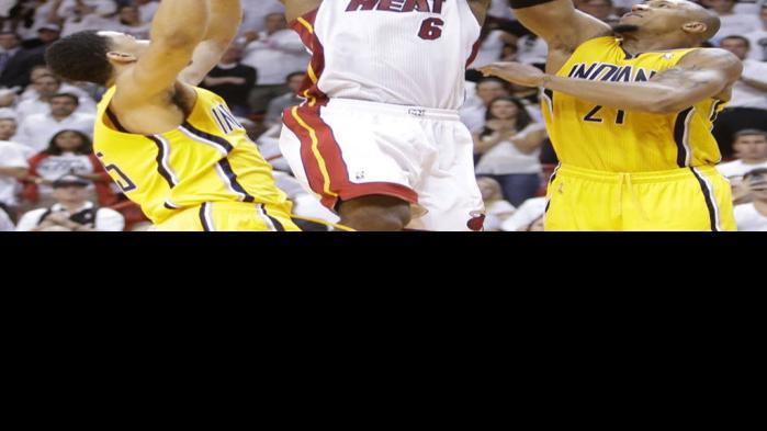 NBA Playoffs: Heat 99, Pacers 76: Stars align for Heat | Sports ...