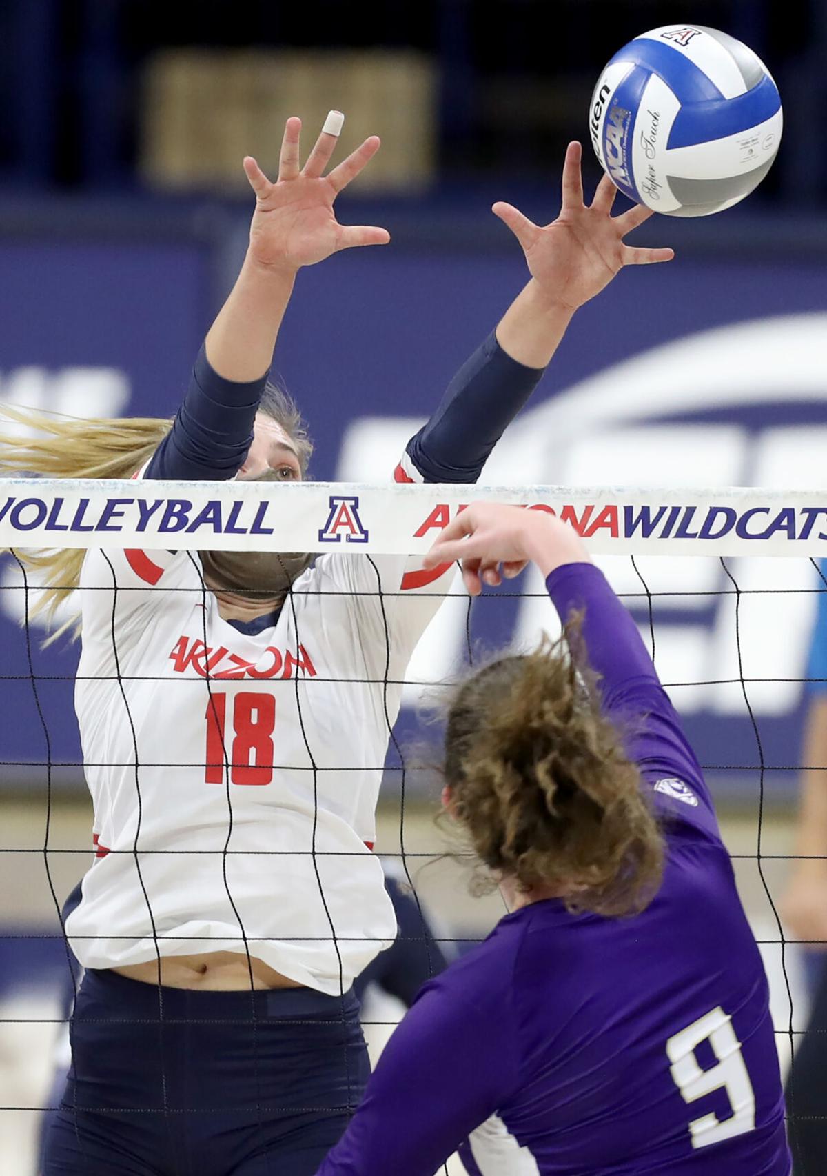 Photos: University of Arizona volleyball open their home schedule ...