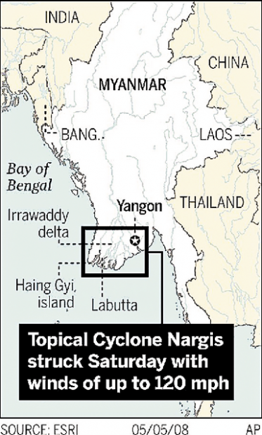 Cyclone hits Myanmar, kills hundreds (with video) | Latest Headlines ...