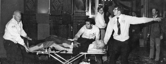 Photos of the 1970 Pioneer Hotel fire in downtown Tucson