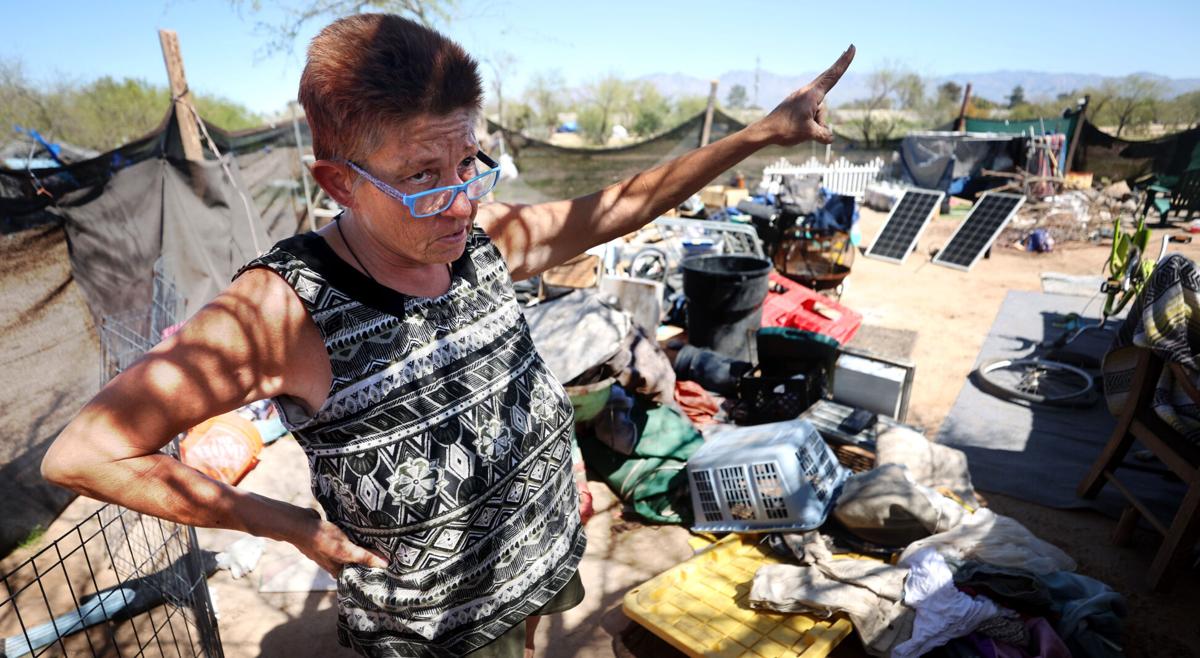 Photos: Tucson's biggest homeless camp, at the "100-Acre Wood" bicycle park