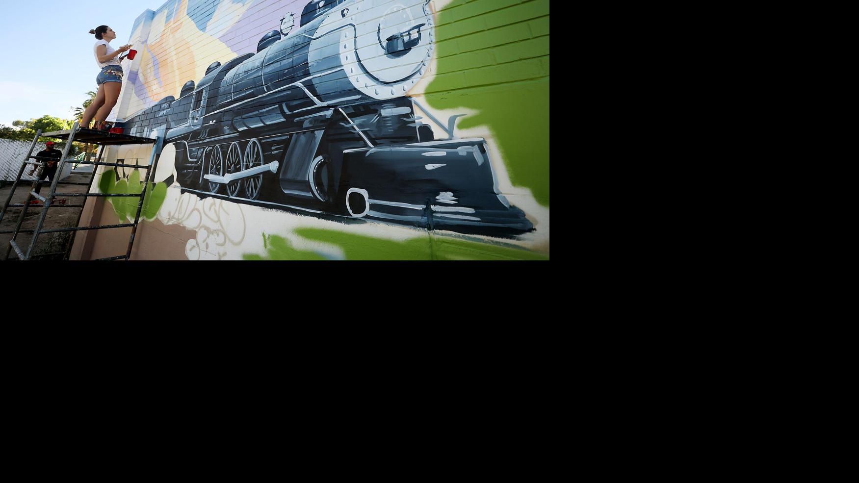 Joe Pagac's Latest Mural at Himmel Park