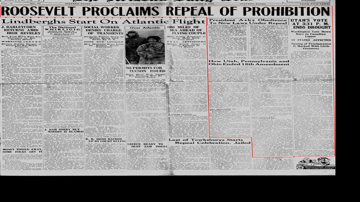 December time machine: Headlines of history | Retro Tucson | tucson.com