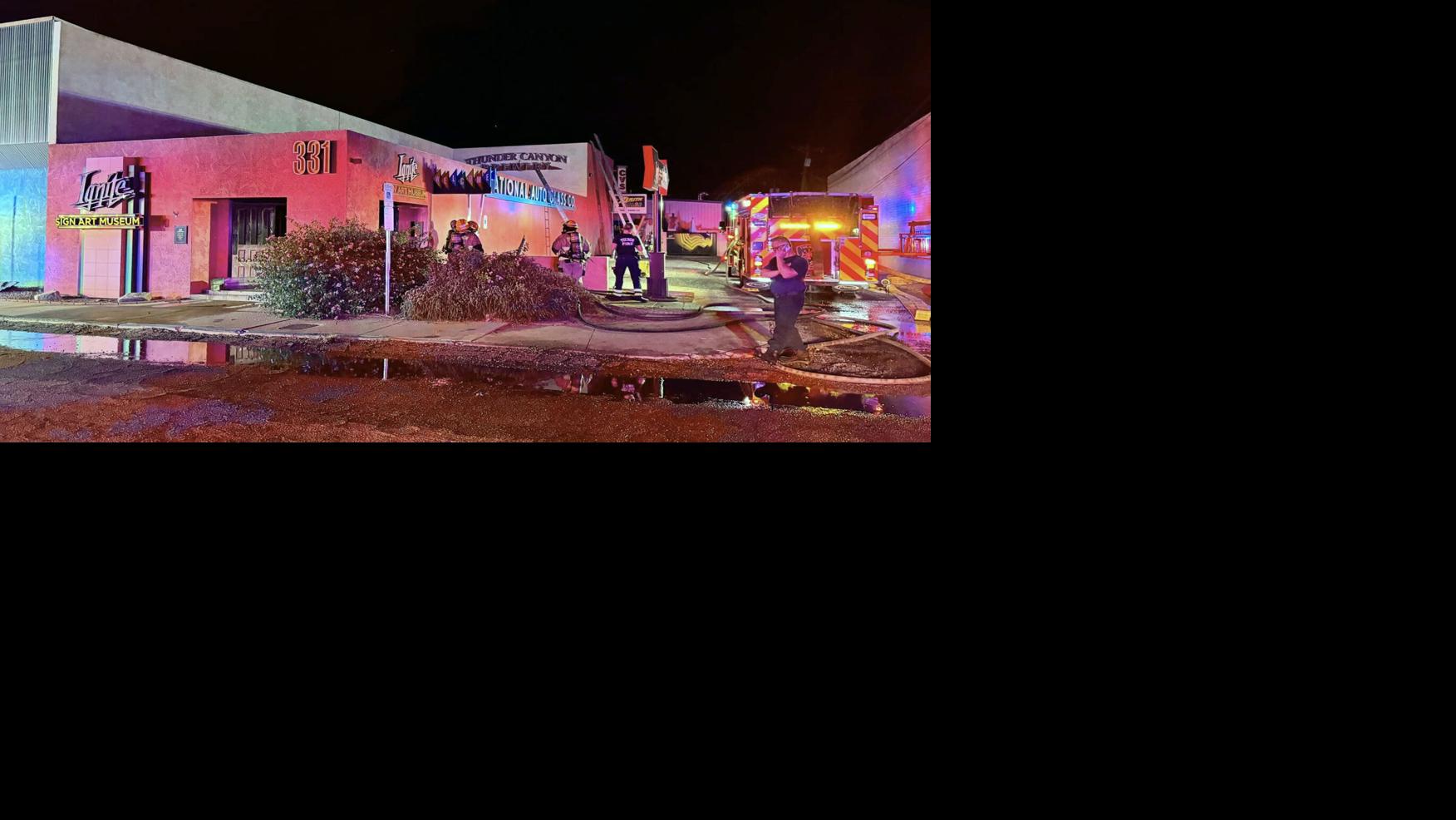 Tucson's sign art museum damaged by fire
