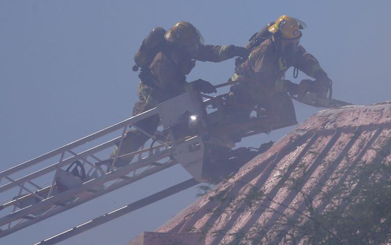 Photos: Fire at the Bum Steer