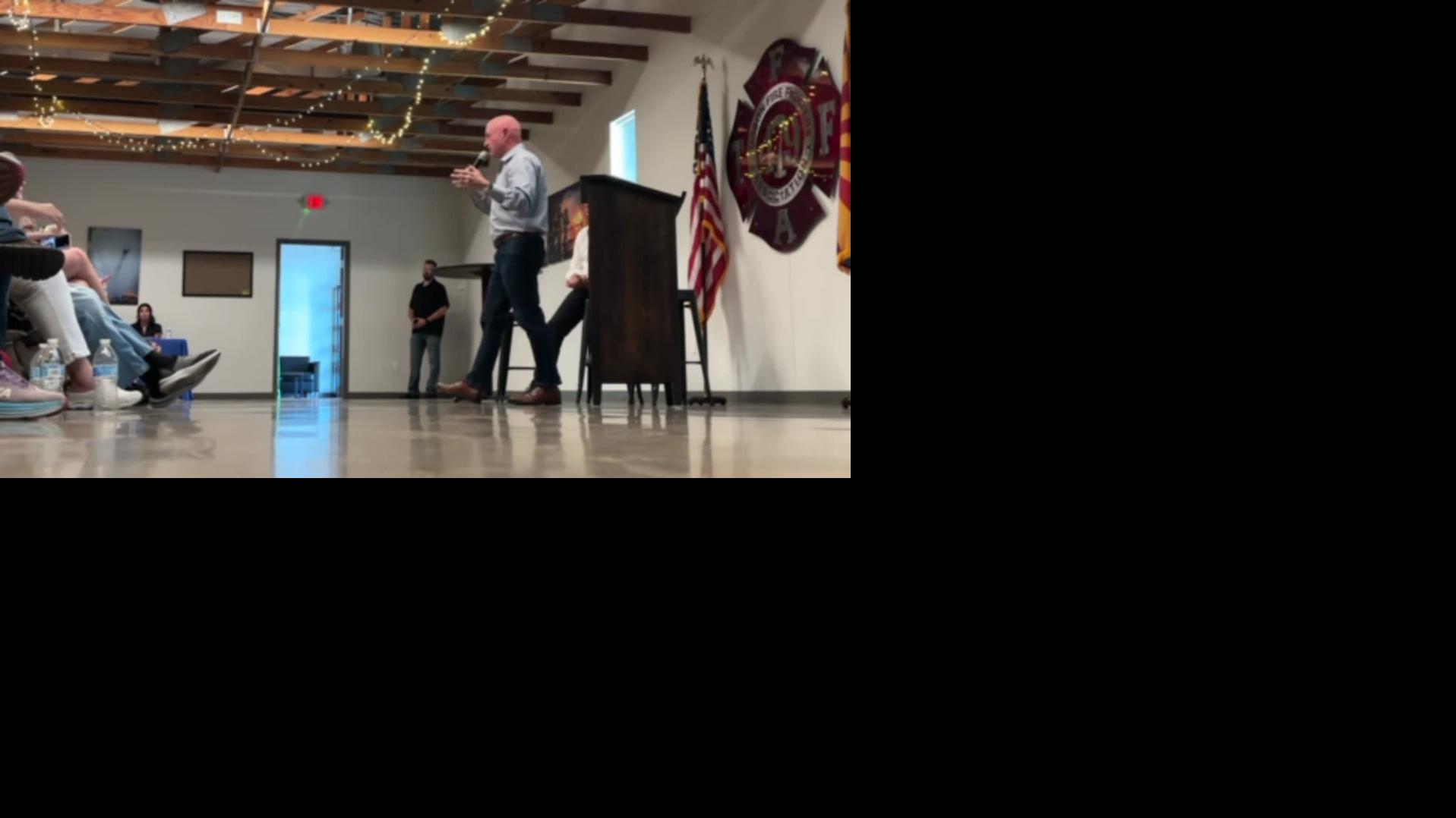 Senator Mark Kelly speaks at Tucson Town Hall with Martin O’Malley