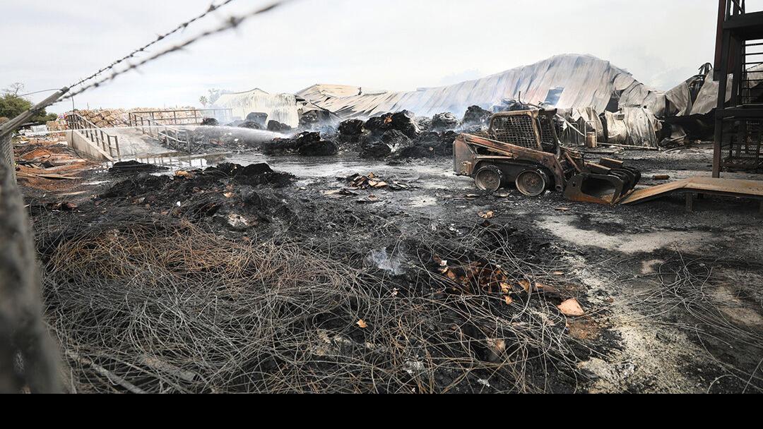 Watch Now: Recycling Fire aftermath | Local news | tucson.com