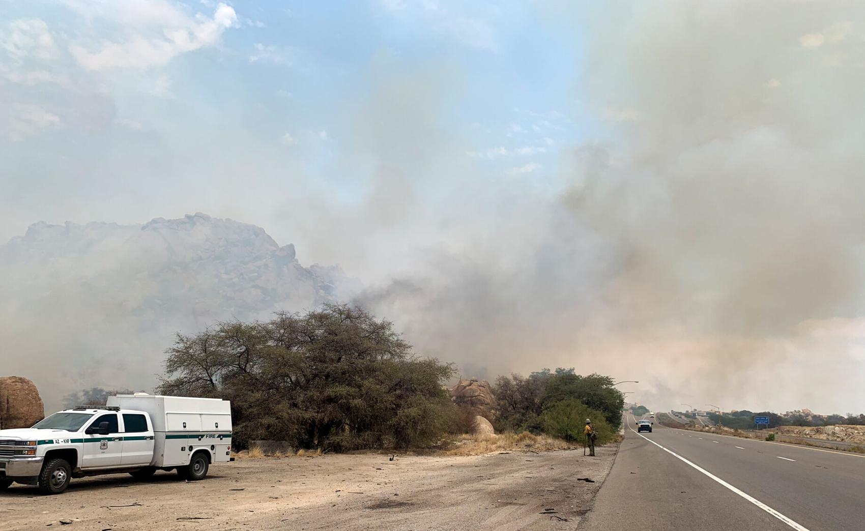 Walnut Fire southeast of Tucson burns without containment; other blazes ...