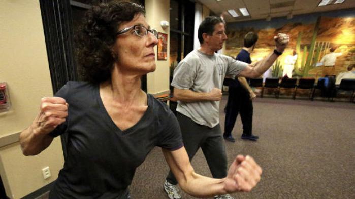 Getting into the rhythm of kickboxing, music