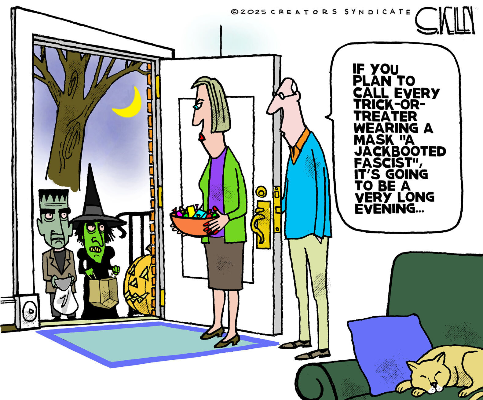 8 cartoons haunt the politicians on Halloween