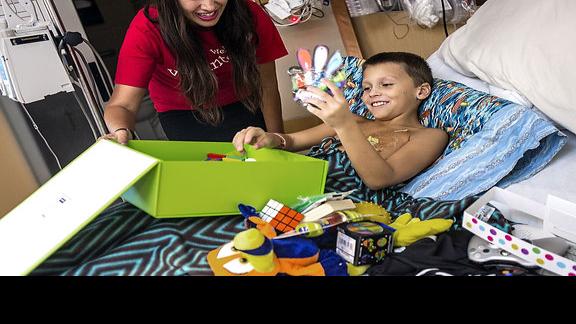 Photos: Gifts for kids at Diamond Children's Center