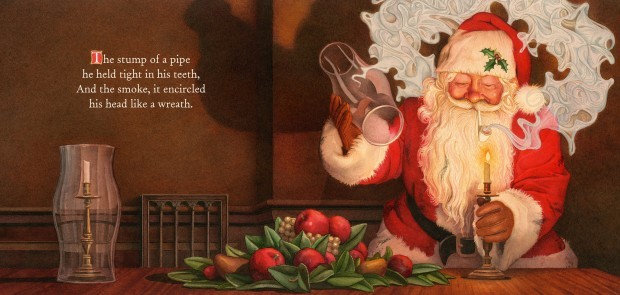 There arose such a clatter over tobacco-free Santa