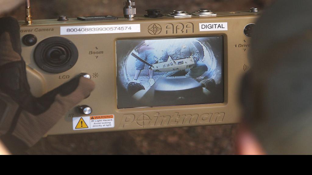 Photos: Border Patrol unveils underground robot