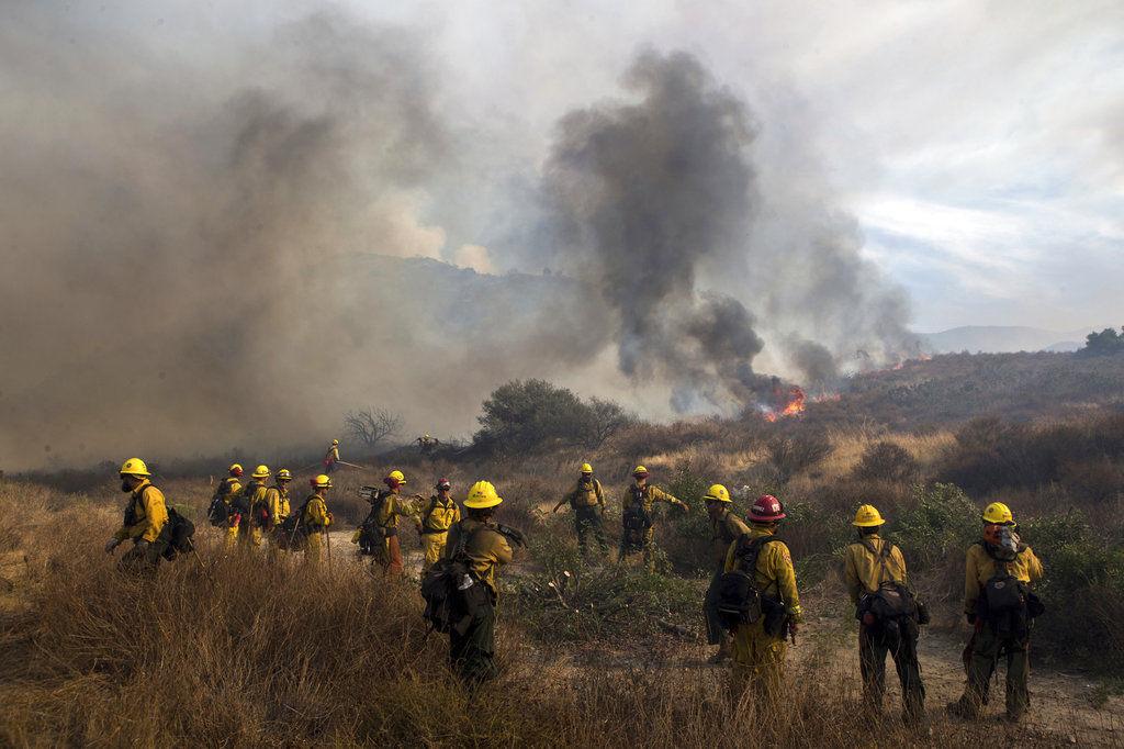 Photos: Orange County, Calif. wildfire forces thousand to evacuate