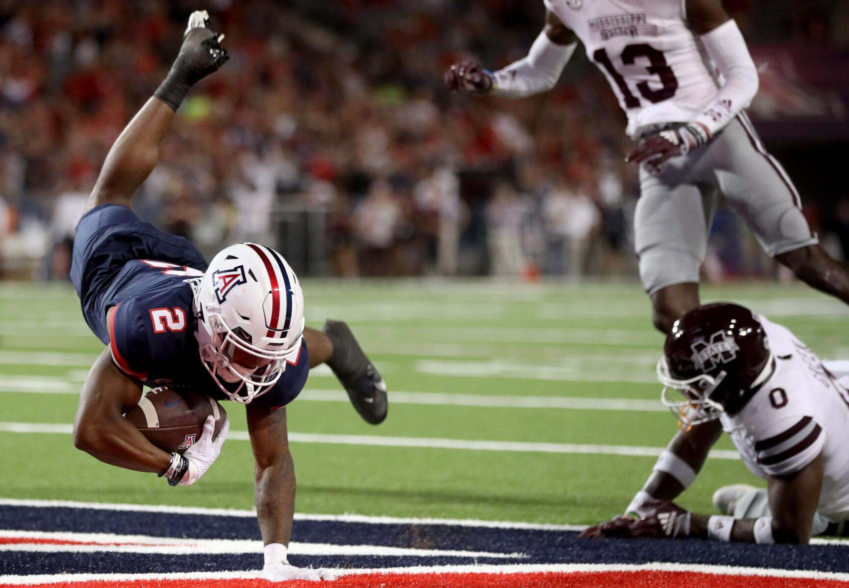 Arizona WR Jacob Cowing tempted by NFL draft after Pac-12-best 85 ...