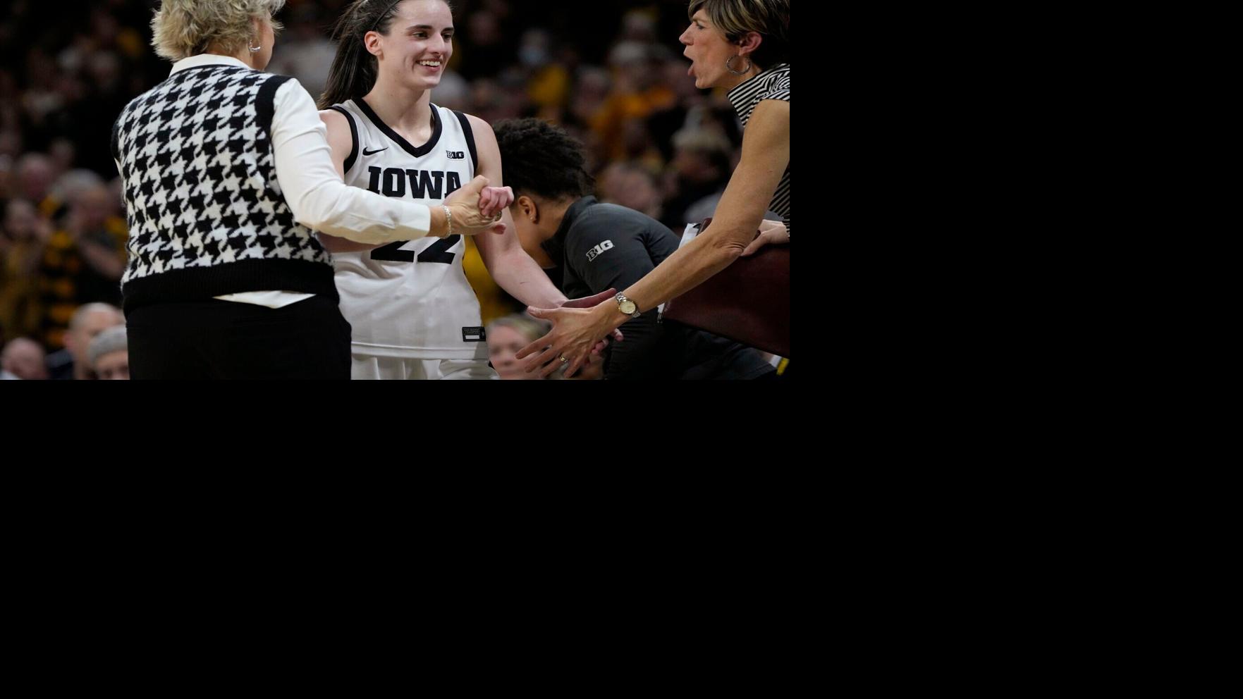 Caitlin Clark sets major college scoring record
