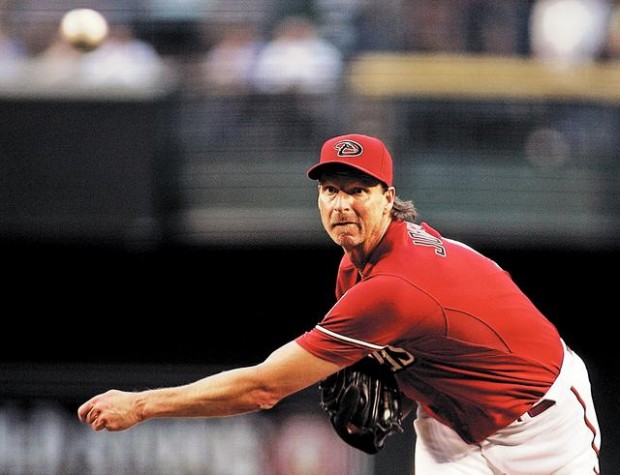 Padres rough up Johnson in first big-league performance of season