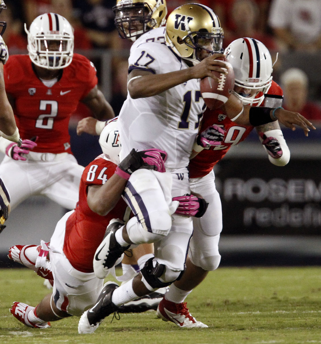 Photos: Arizona defensive lineman Reggie Gilbert through the years