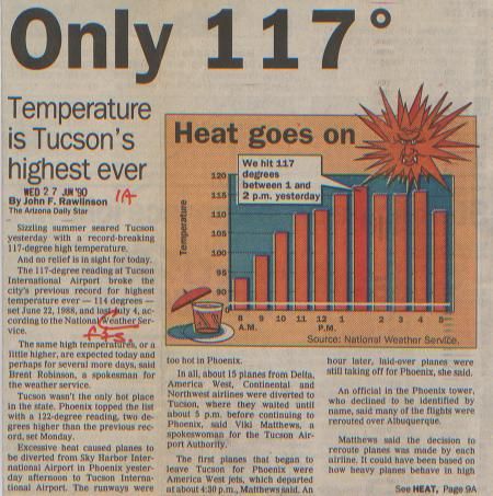 Remember when? 25 years ago it was 117 degrees!