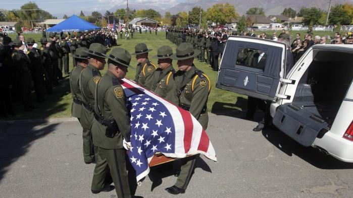 Hundreds in Utah remember slain border patrol agent Nicholas Ivie