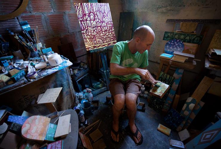 Tucson artist Gavin Troy gives new life to discarded wood