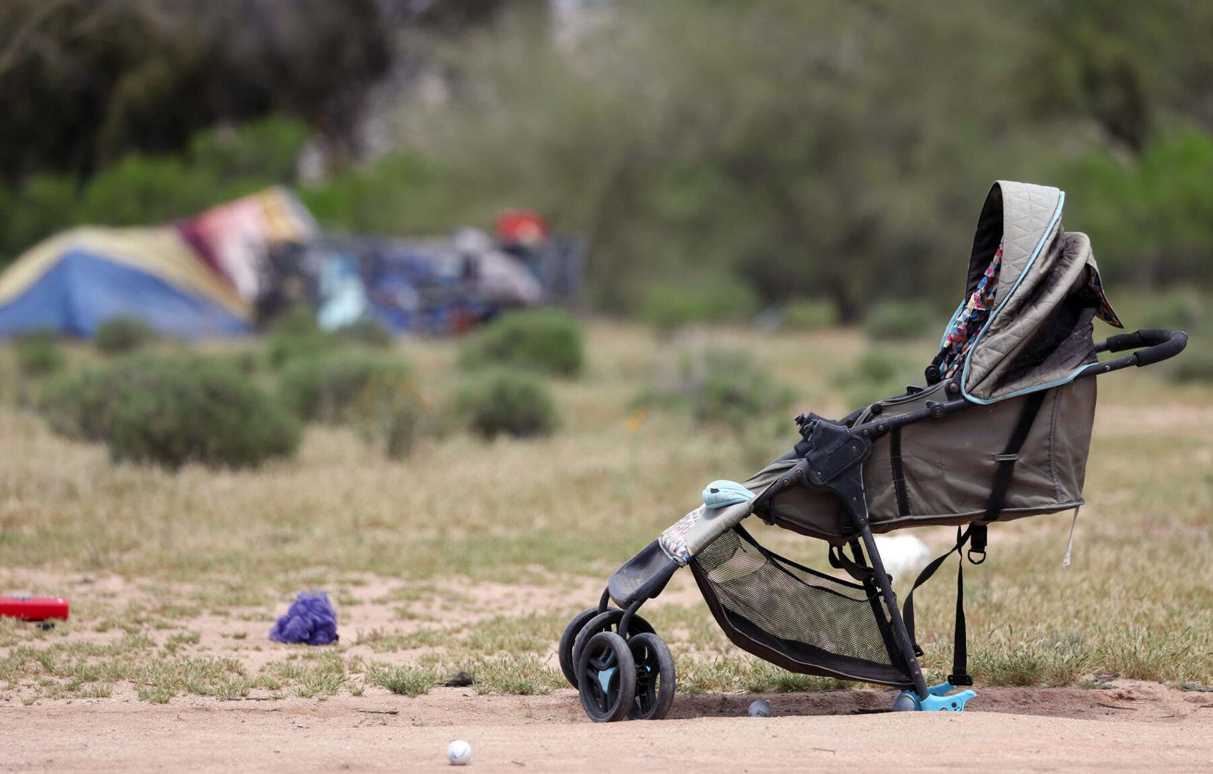 Photos: Tucson's biggest homeless camp, at the "100-Acre Wood" bicycle park