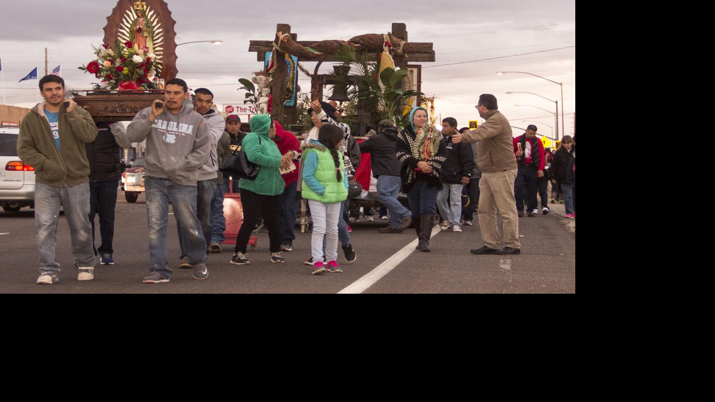 Virgin of Guadalupe procession