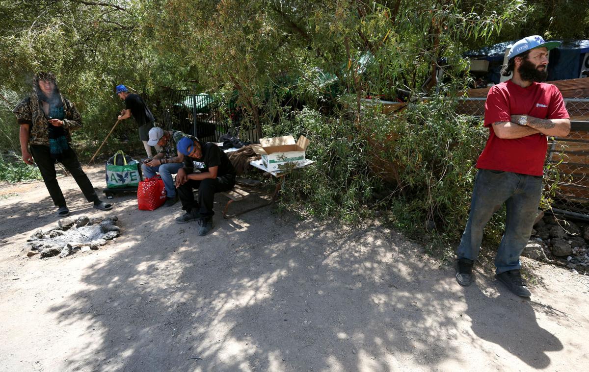 Photos: Tucson's biggest homeless camp, at the "100-Acre Wood" bicycle park