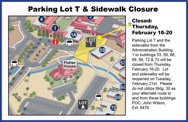 Tucson VA parking lot, sidewalk closures start Thursday