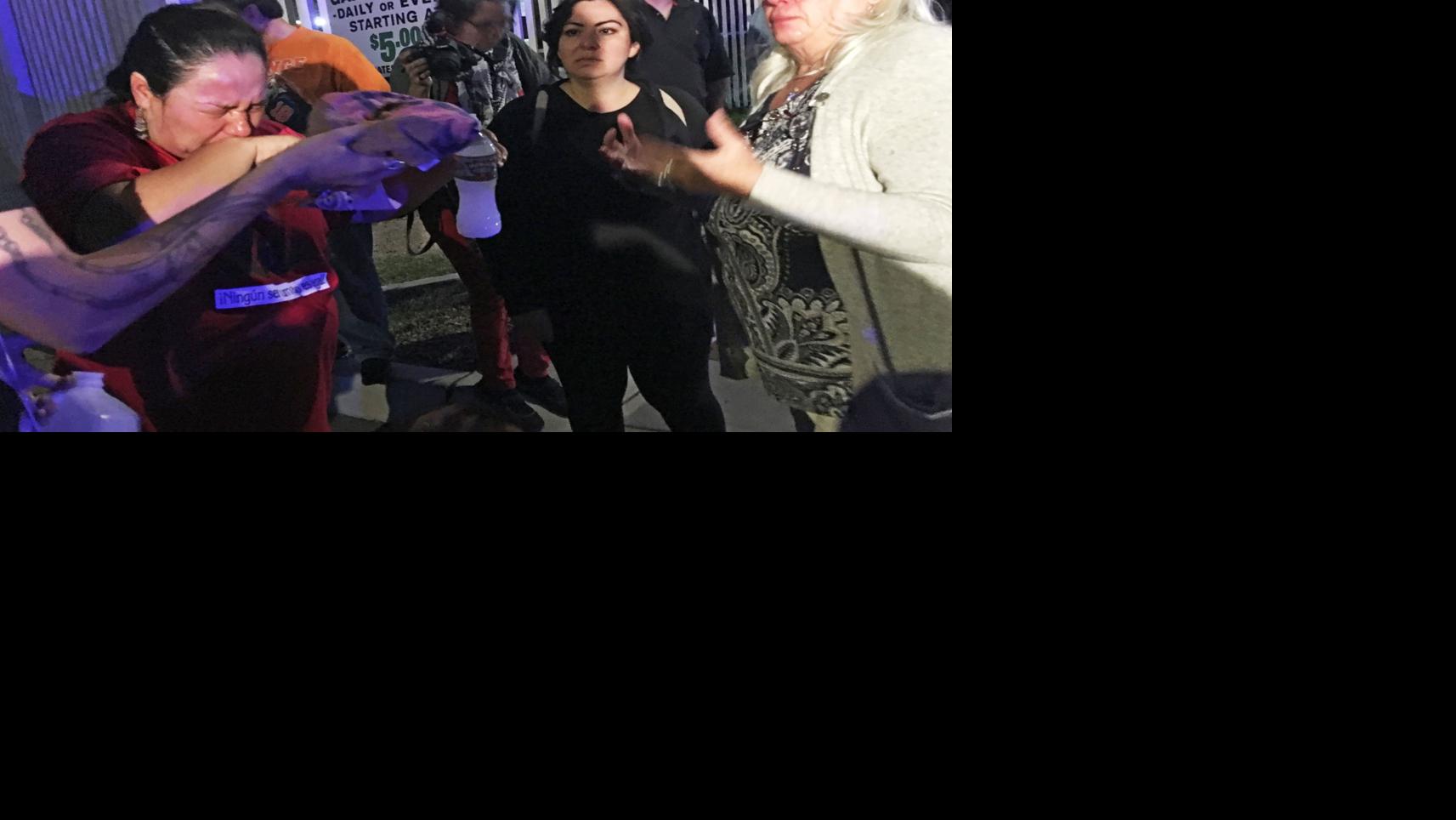 Tucson police say 3 officers were assaulted as immigration protest ...