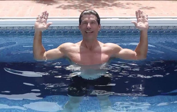 Do ‘the Michael Jackson’: Pool exercises help fitness