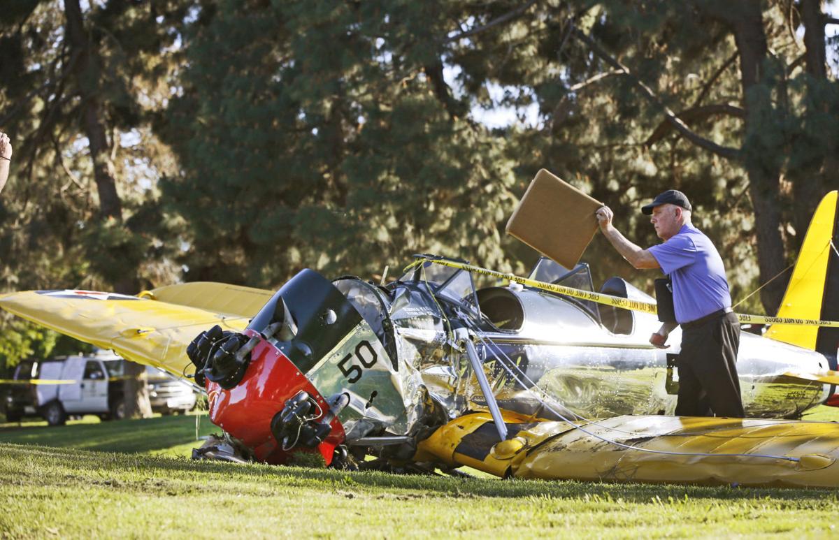 Photos: Harrison Ford survives crash-landing