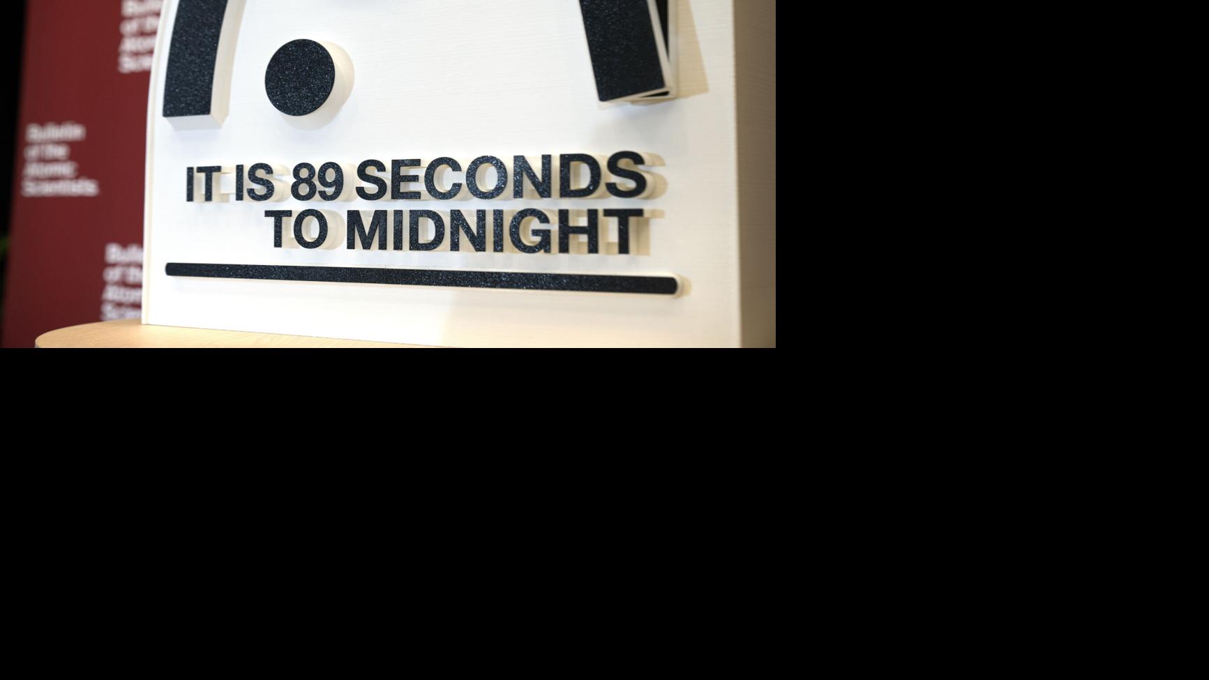 'Doomsday Clock' moves closer to midnight over threats