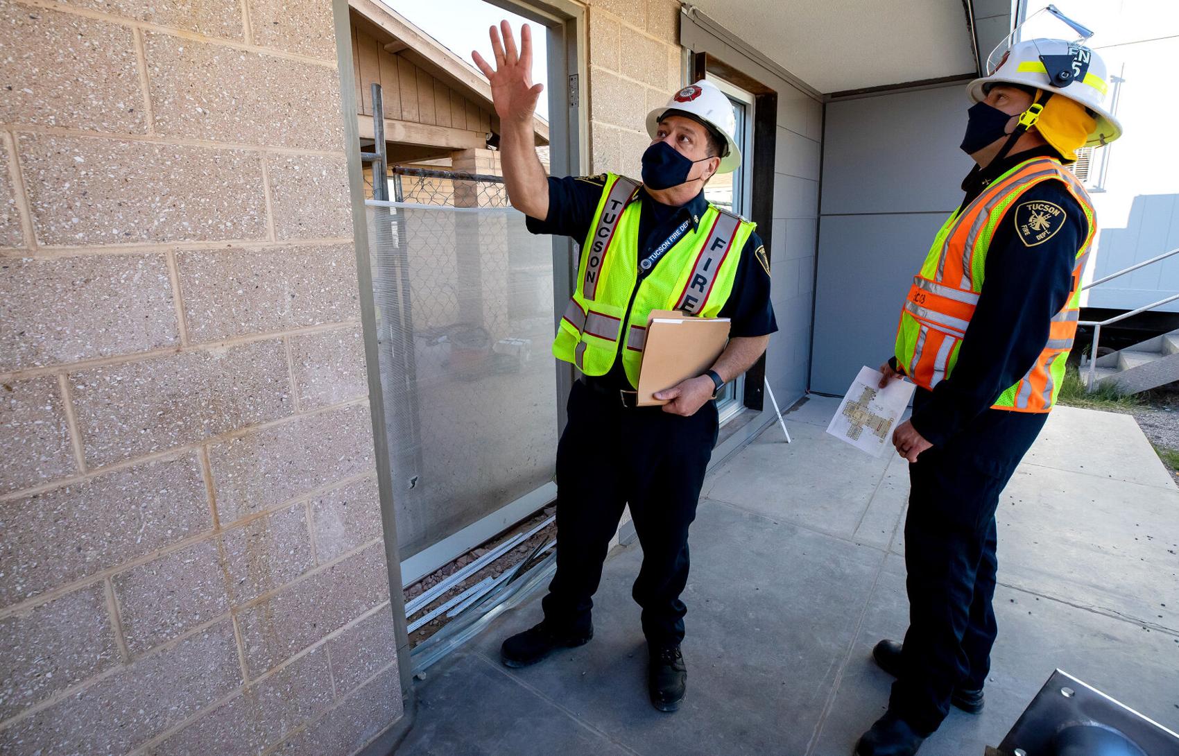 Photos: Newly rebuilt Tucson Fire Station nears stage one completion