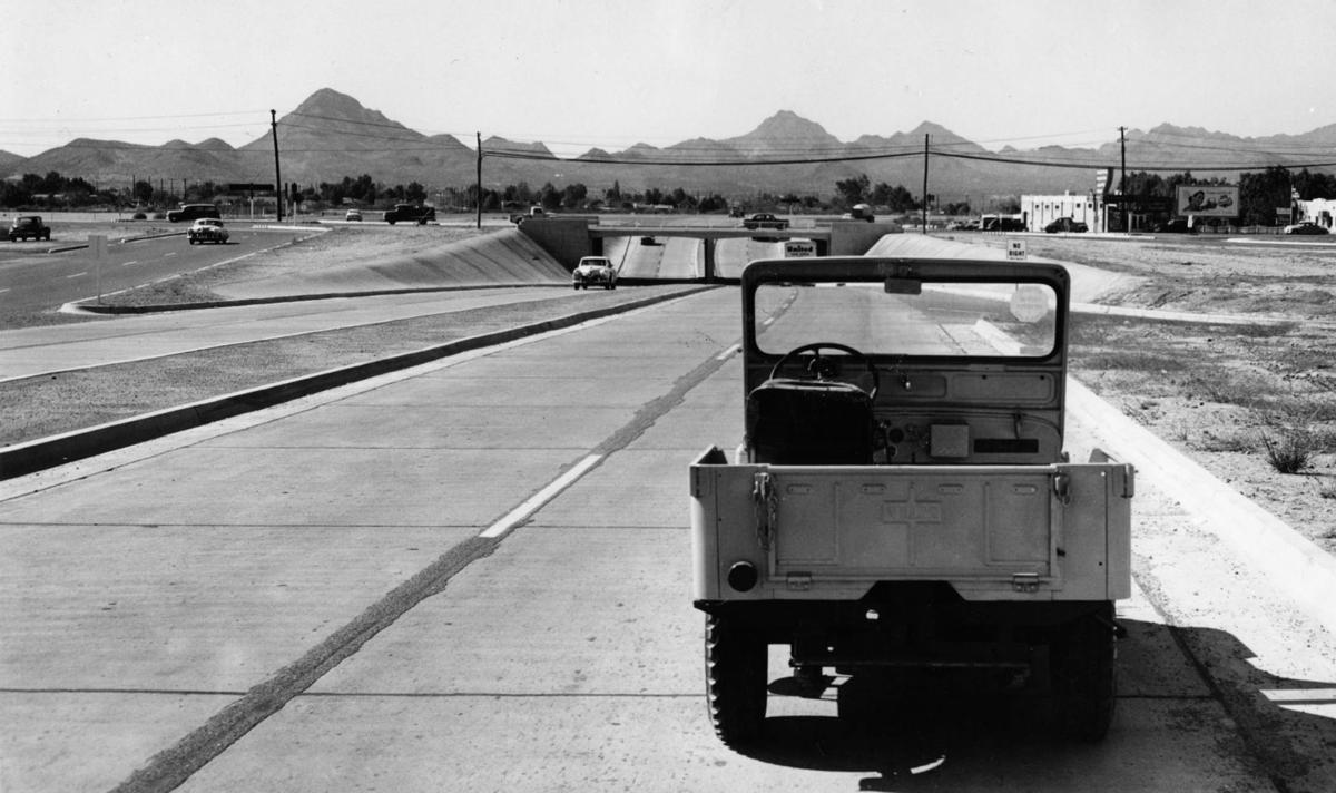 Photos: Tucson Controlled Access Highway in 1954