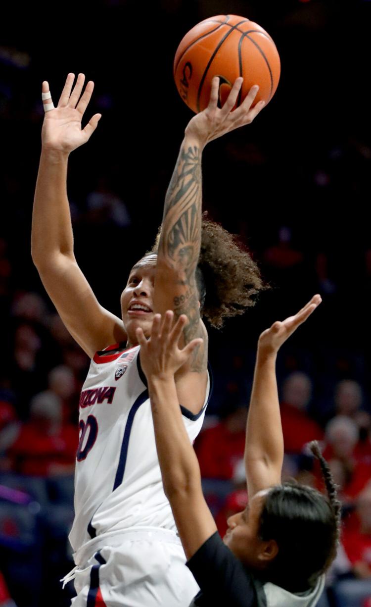 Arizona's Jade Loville gained an edge by putting more jump in her jump ...