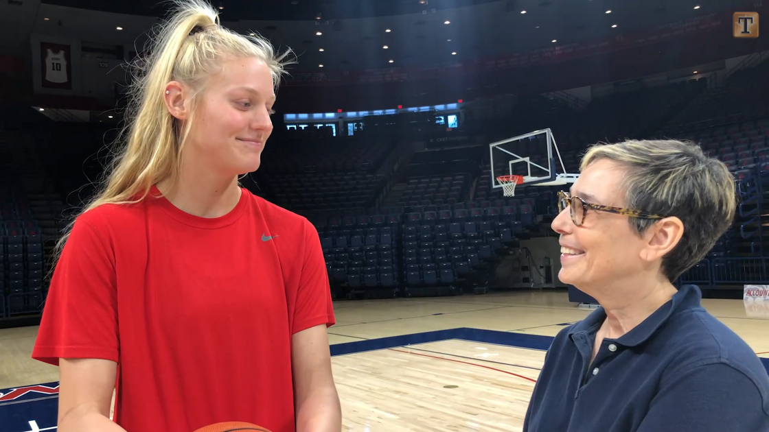 Watch: Cate Reese talks about her leadership role and improving her shot