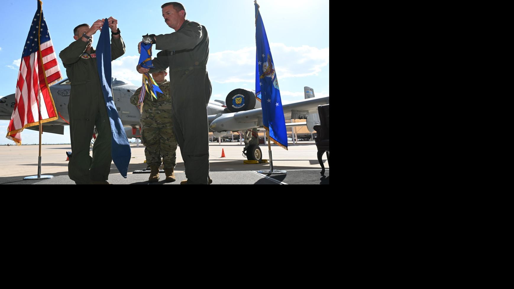 A-10 combat squadron at Tucson's Davis-Monthan retired