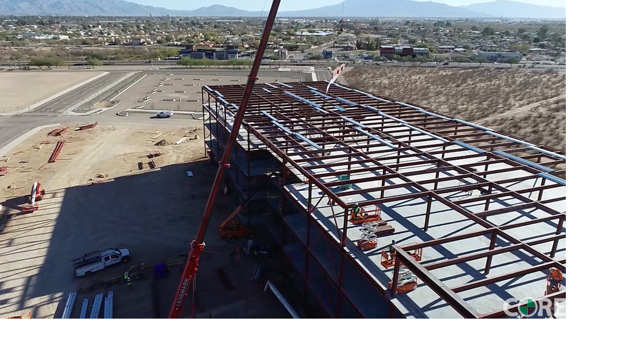 Construction of building at UA Tech Park